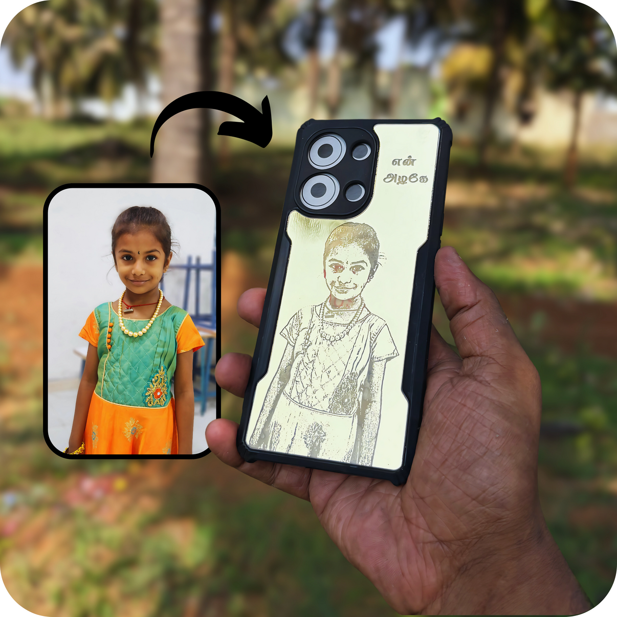 Customised Premium Gold Cases with Text – 3D Case Makers