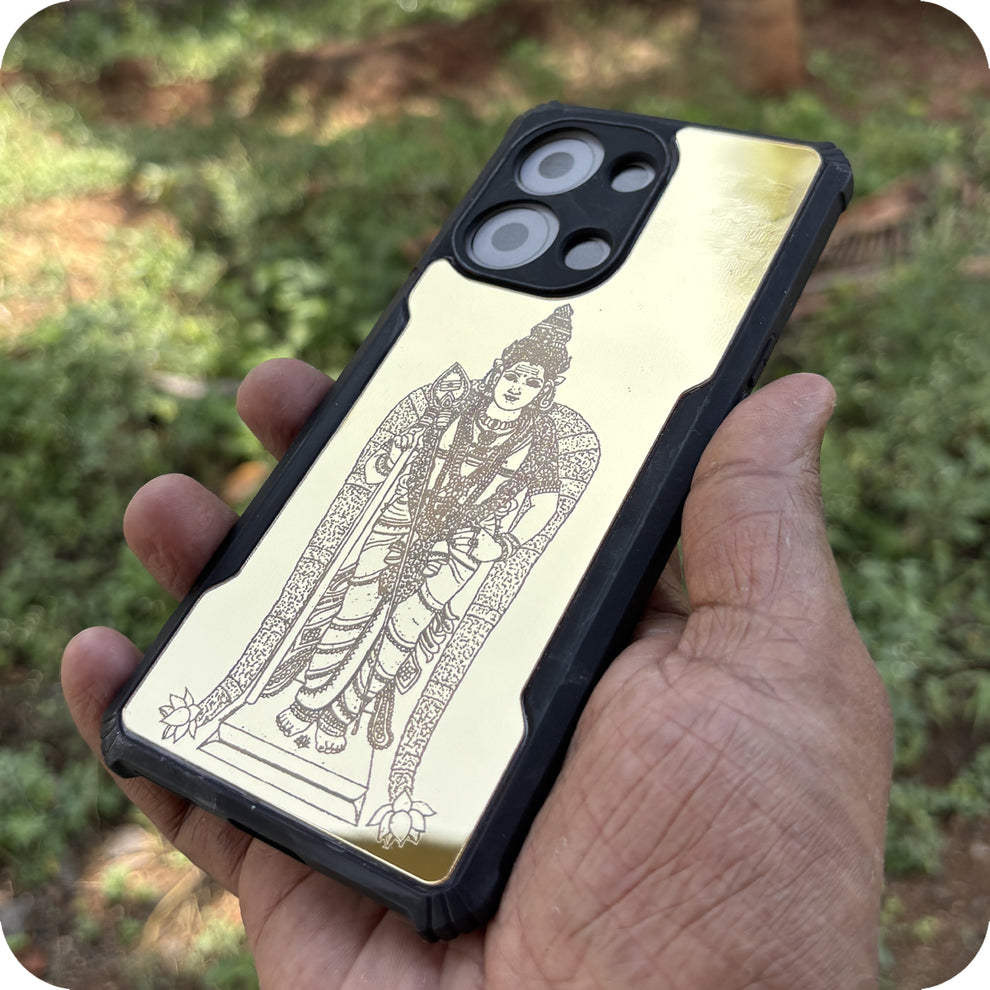 Murugar with Raja alangaram Gold Cases – 3D Case Makers